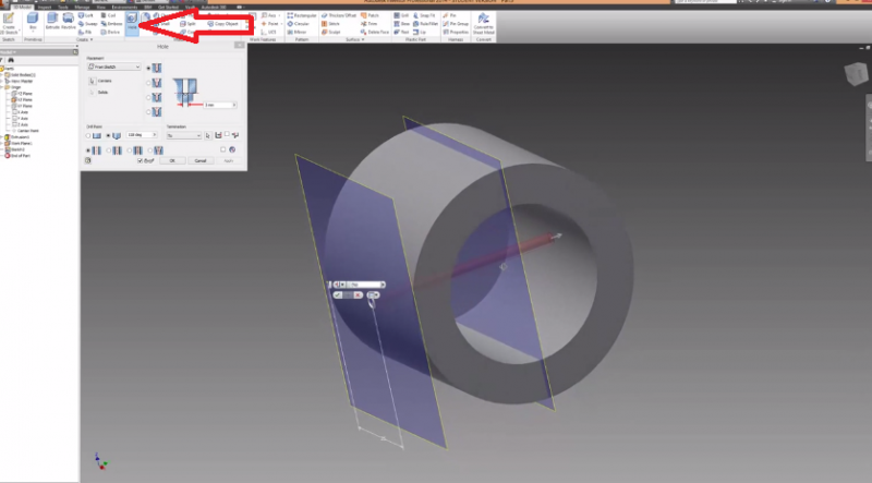 Autodesk Inventor Tutorial - Work Planes - 3D Insider