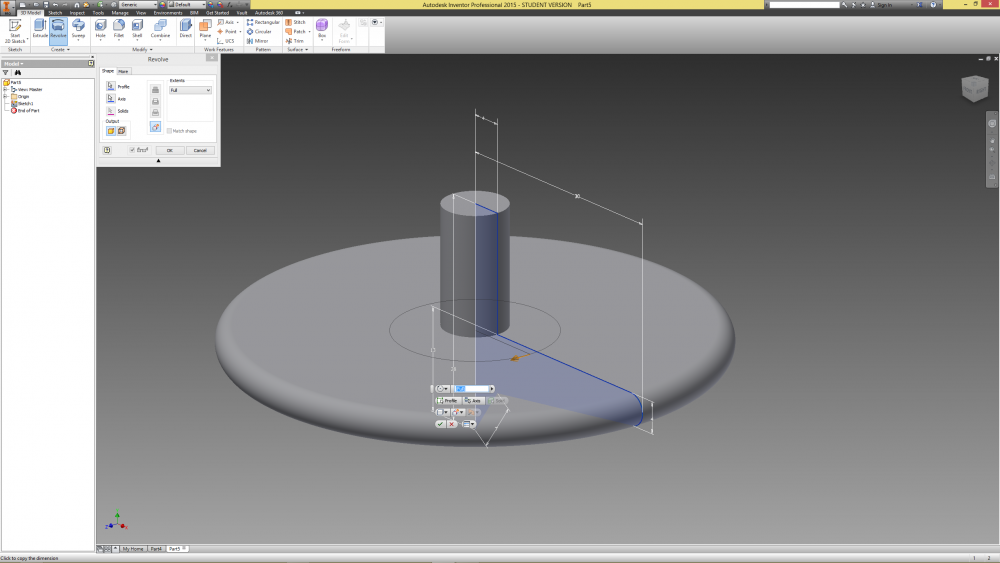 Autodesk Inventor Starters Guide - Making a 3D Printable Spinning Top ...