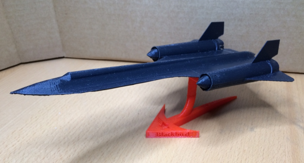 3D Print the Infamous SR-71 Blackbird - 3D Insider