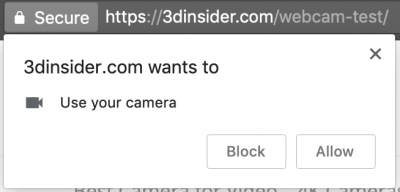 Webcam Test - Instantly check your webcam and see if it works - 3D Insider